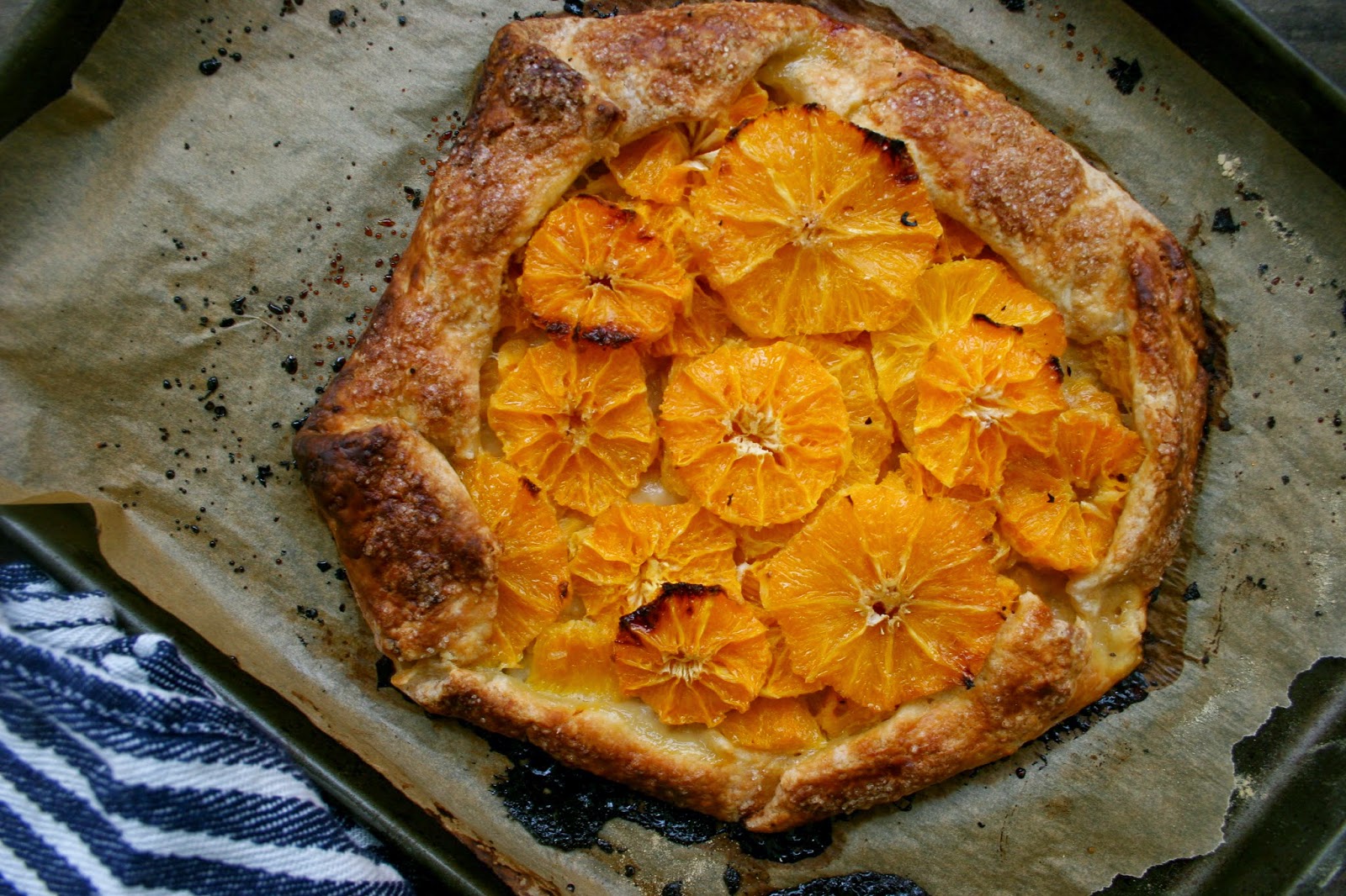 Nothing in the House: Satsuma Orange Galette with a Cream Cheese Crust ...