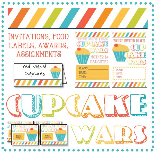 Primary Activity Ideas: Cupcake Wars - Latter Day Saint Primary Activity