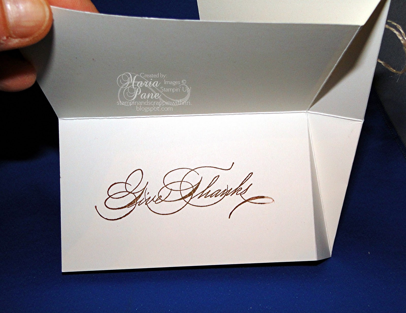 Stampin and Scrappin With Ri Ri: WORLD CARD MAKING DAY - MARIA'S SECOND ...