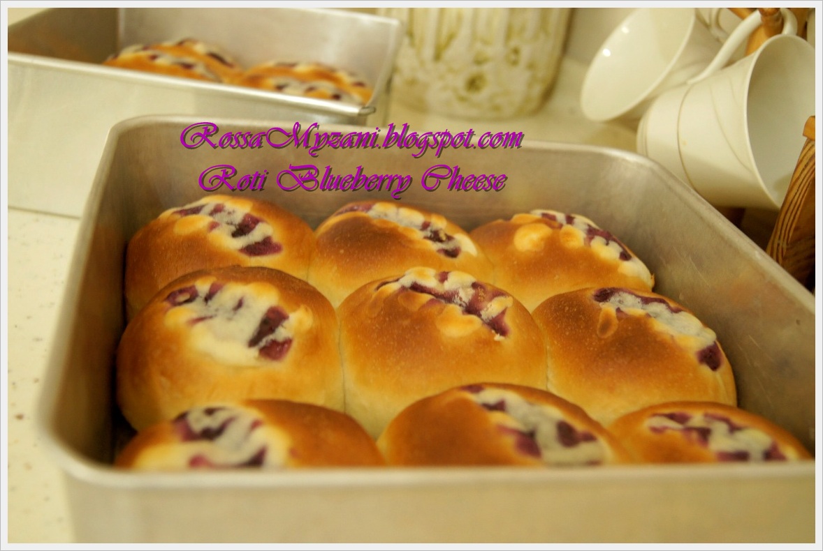 Dari DuniaKu...: Roti Blueberry Cheese. Alamakkkk ges'sengg!!!!