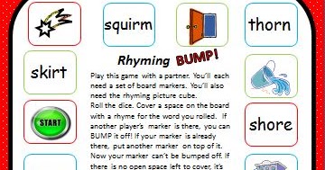 R-Controlled Vowels Bump Game | Classroom Freebies | Bloglovin’