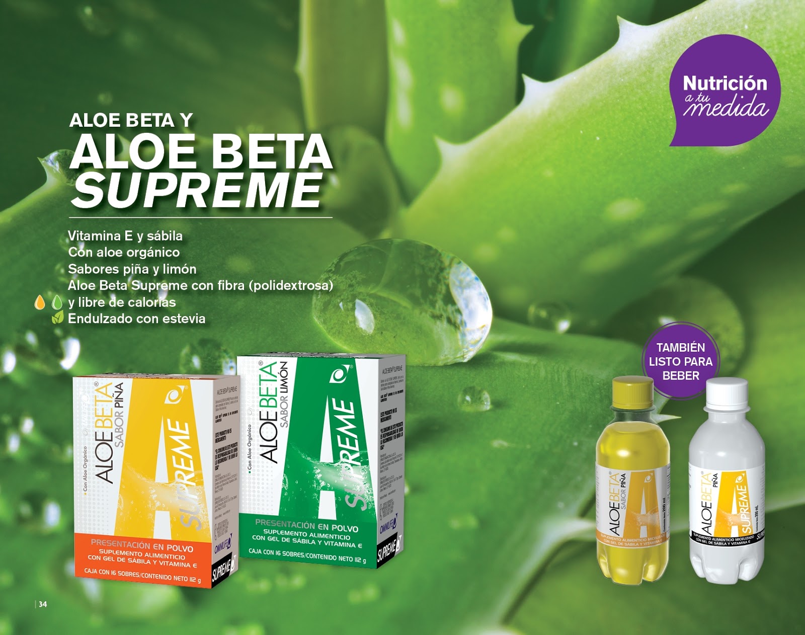 GENTE QUE CUIDA A LA GENTE: ALOE BETA