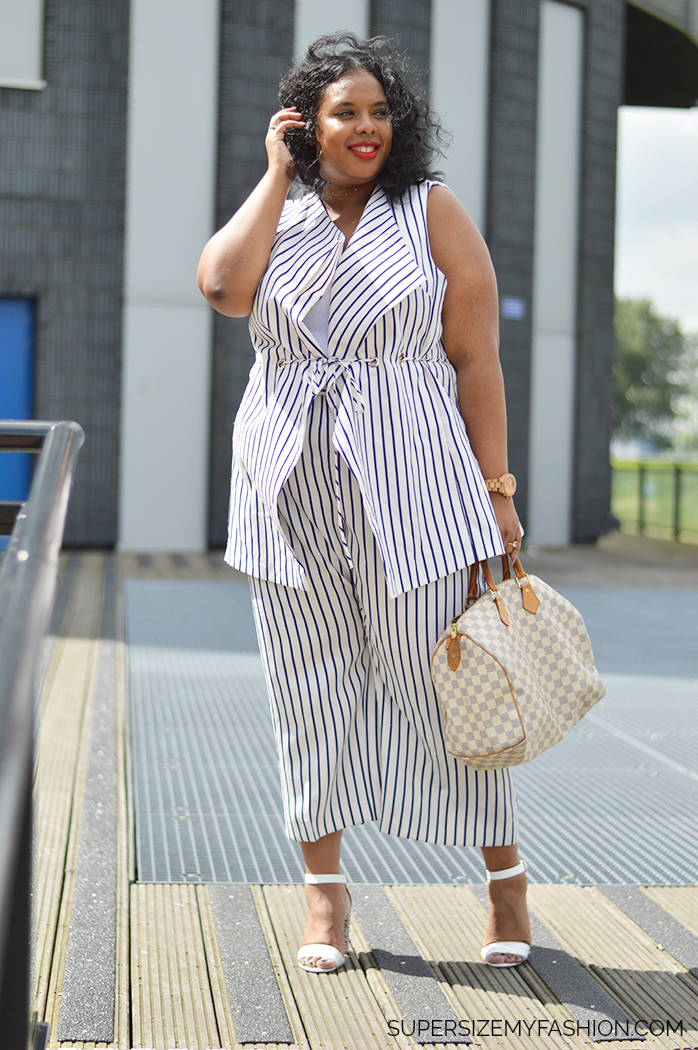 Pinstriped Sass | Supersize my Fashion
