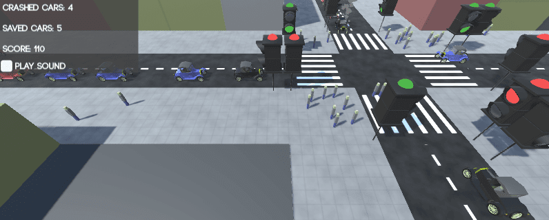 Traffic Light Simulator - a Ludum Dare Game