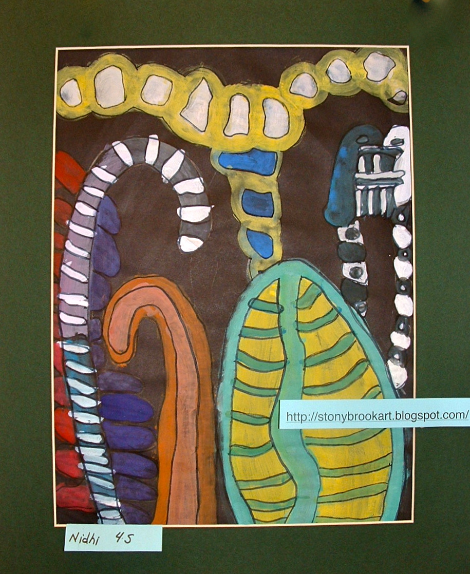 Mrs. Belton's Artists: Koru Paintings