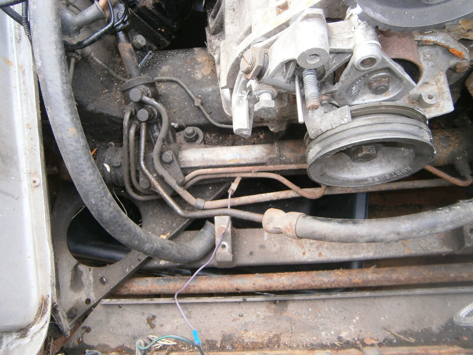 Lotus Excel Restoration: Removing the radiator, PAS pump and oil cooler