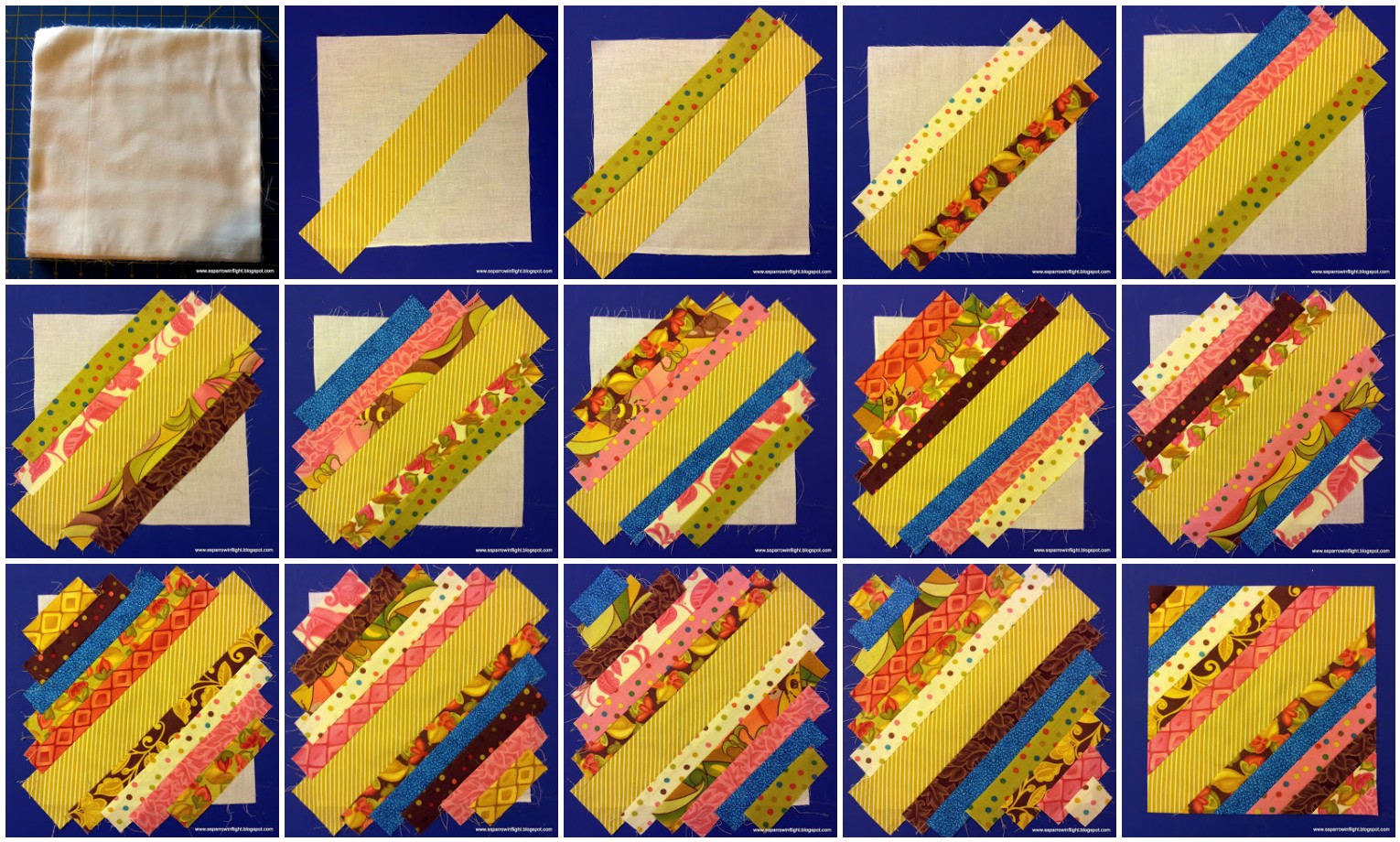 Sparrow In Flight: Part 1: HST String Block Tutorial