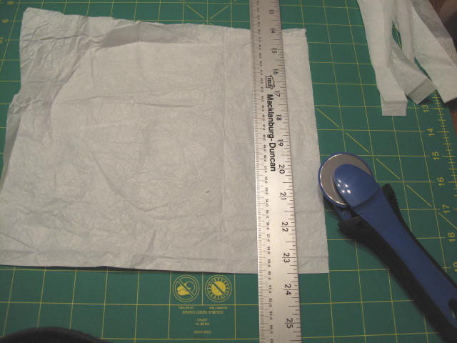 just create every day: wrapping tissue paper yarn