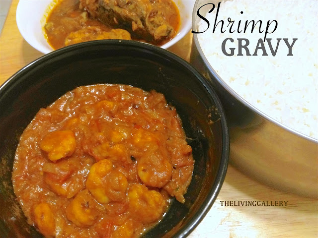 AROMATIC INDIAN SHRIMP/PRAWN GRAVY