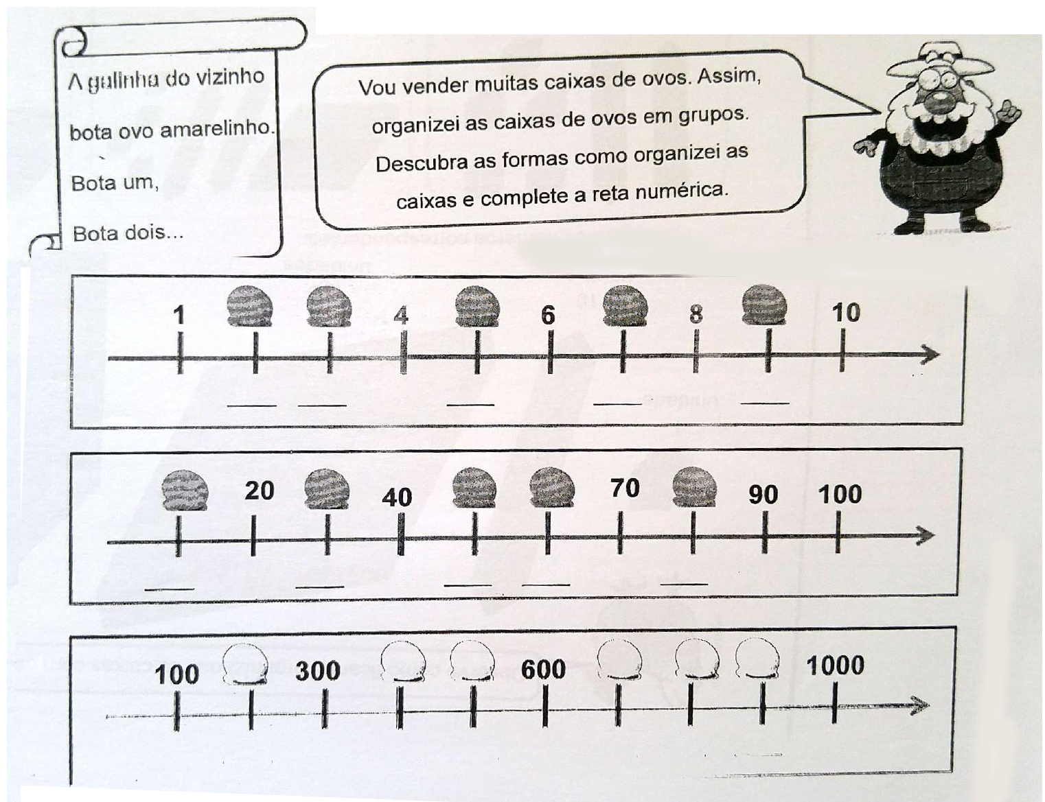 Atividades Reta Numerica 1 Ano - RETOEDU
