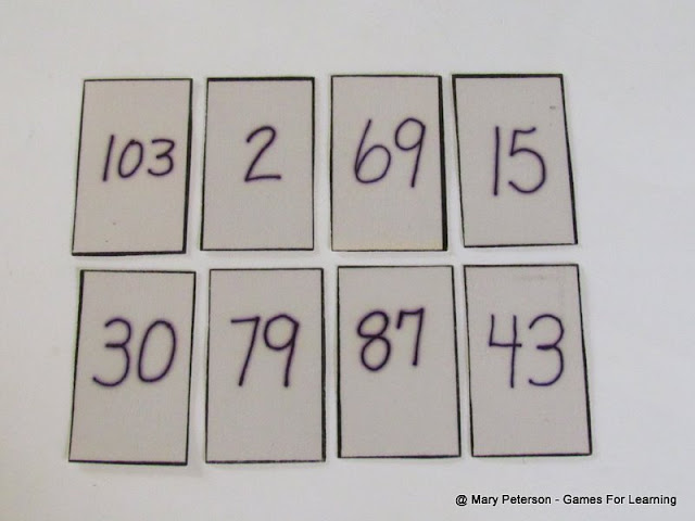Games For Learning: 0 - 103 Cards for Math