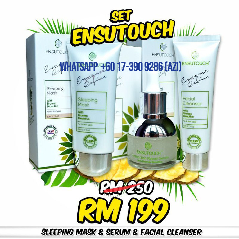 Ensutouch Skincare : SET JERAGAT ENSUTOUCH