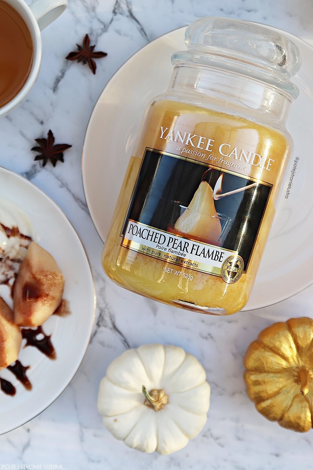 Yankee Candle Poached Pear Flambe - gotowana gruszka w syropie ...