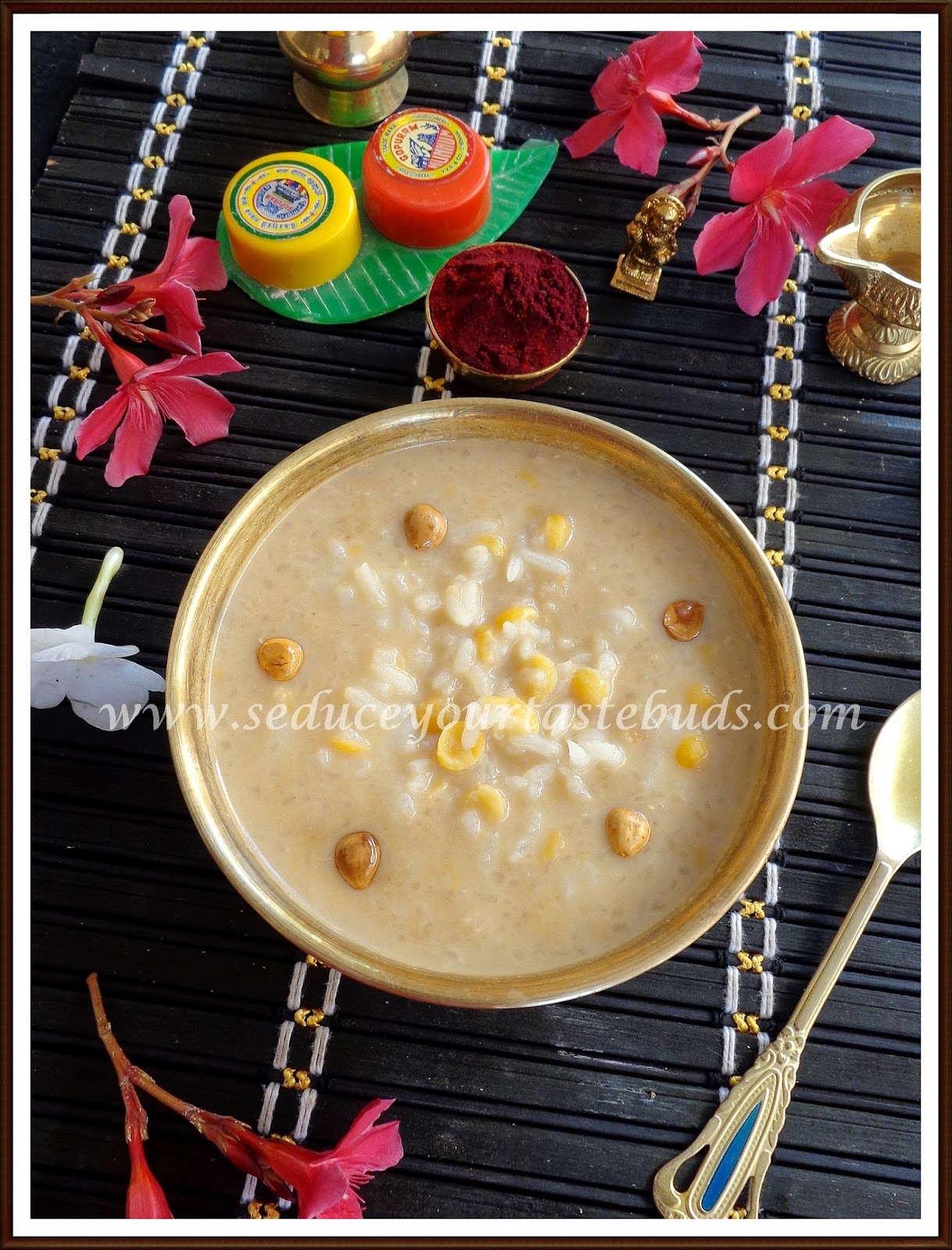 Akki Kadalebele Payasa | Rice-Channa Dal Kheer - Seduce Your Tastebuds...