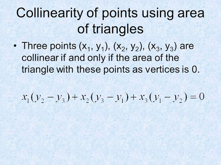Area of Triangle and Collinearity - Math's Buddies