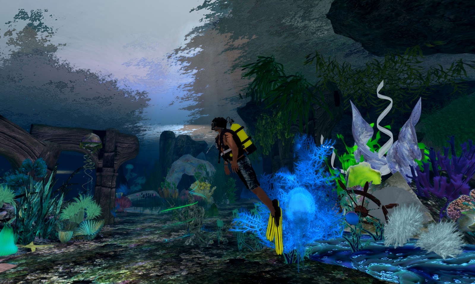 Echt Virtuell: Tauchen in Second Life