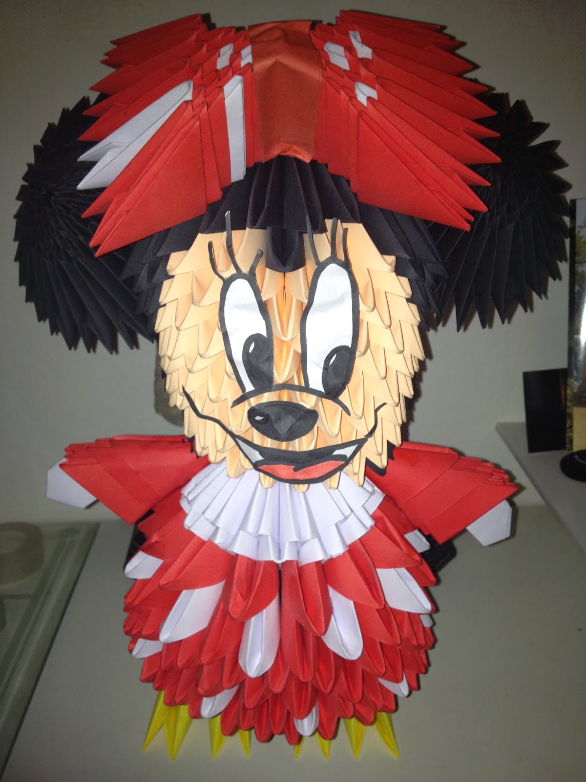 Arte De Papel: Minnie Origami 3D // Minnie Origami 3D