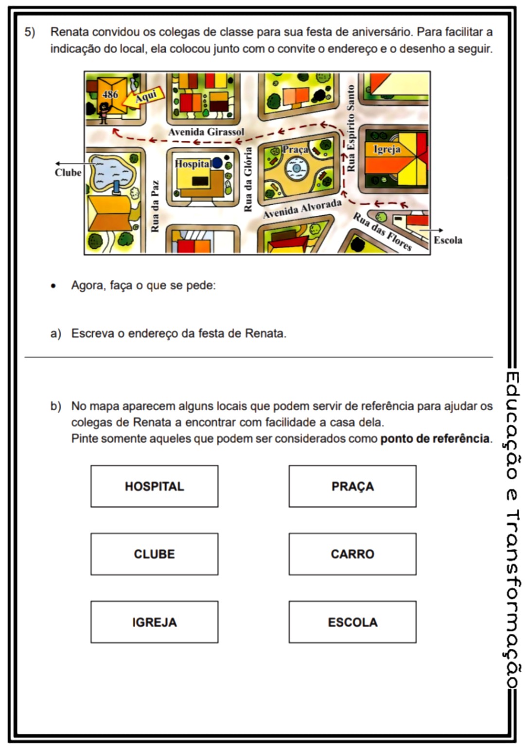 Geografia: mapas Atividade de geografia para trabalhar mapas... ~ Atividade para imprimir
