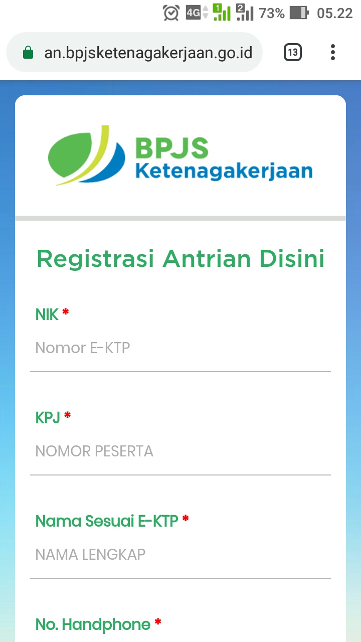 MUSE INFO: CARA MENDAPATKAN NOMOR ANTRIAN BPJS KETENAGAKERJAAN