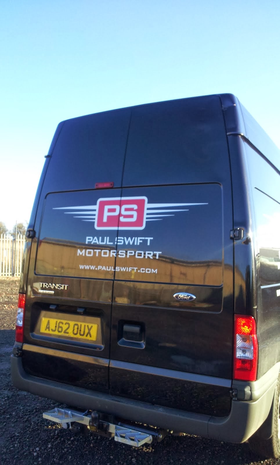 The Green I Signs Blog: Ford Transit Van signwriting for Paul Swift ...