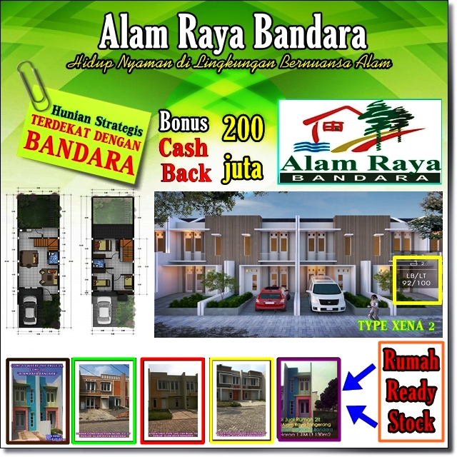 Rumah Alam Raya Bandara Tangerang 2018