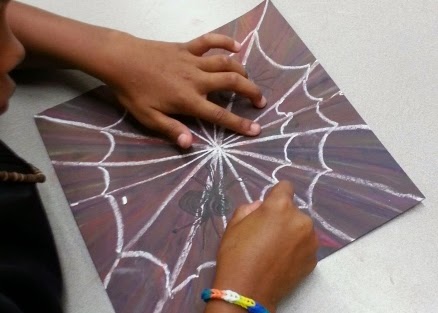 Mrs. Pearce's Art Room : Spider webs