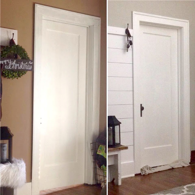 Faux Shiplap: DIY Sharpie Shiplap and Painted Shiplap Tutorial