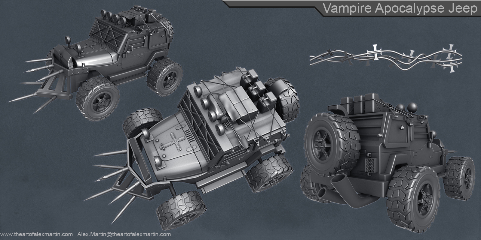 Vampiro do Apocalipse em 3D pode inspirar os jipes reais – Matéria ...