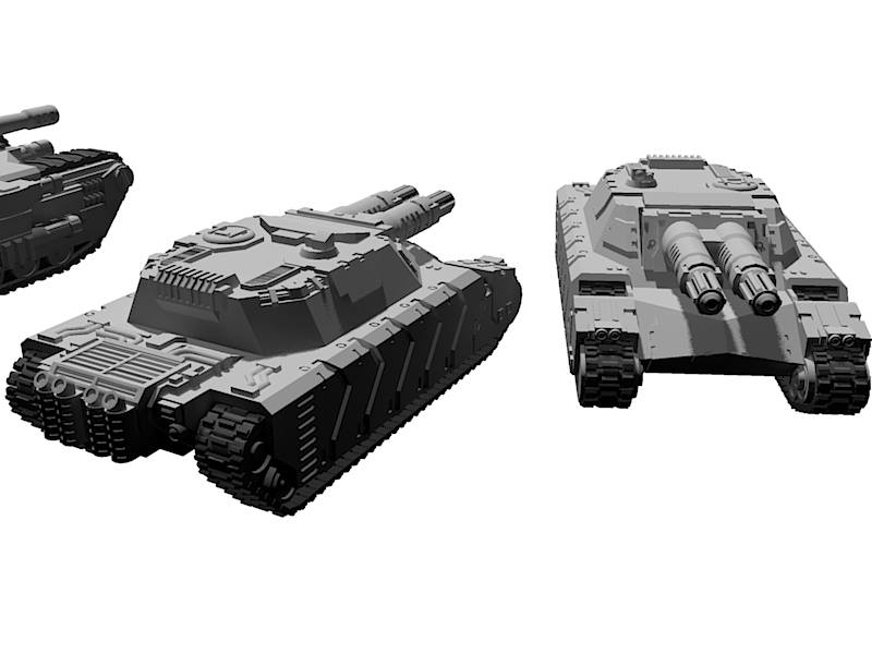 Tabletop Fix: Bradley Miniatures - New 6mm Superheavy Tanks Previews