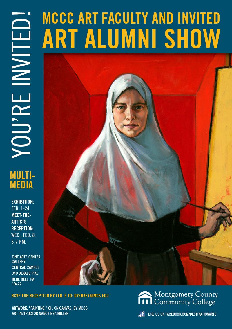 Nancy Bea Miller Art News: Faculty Show Poster Girl