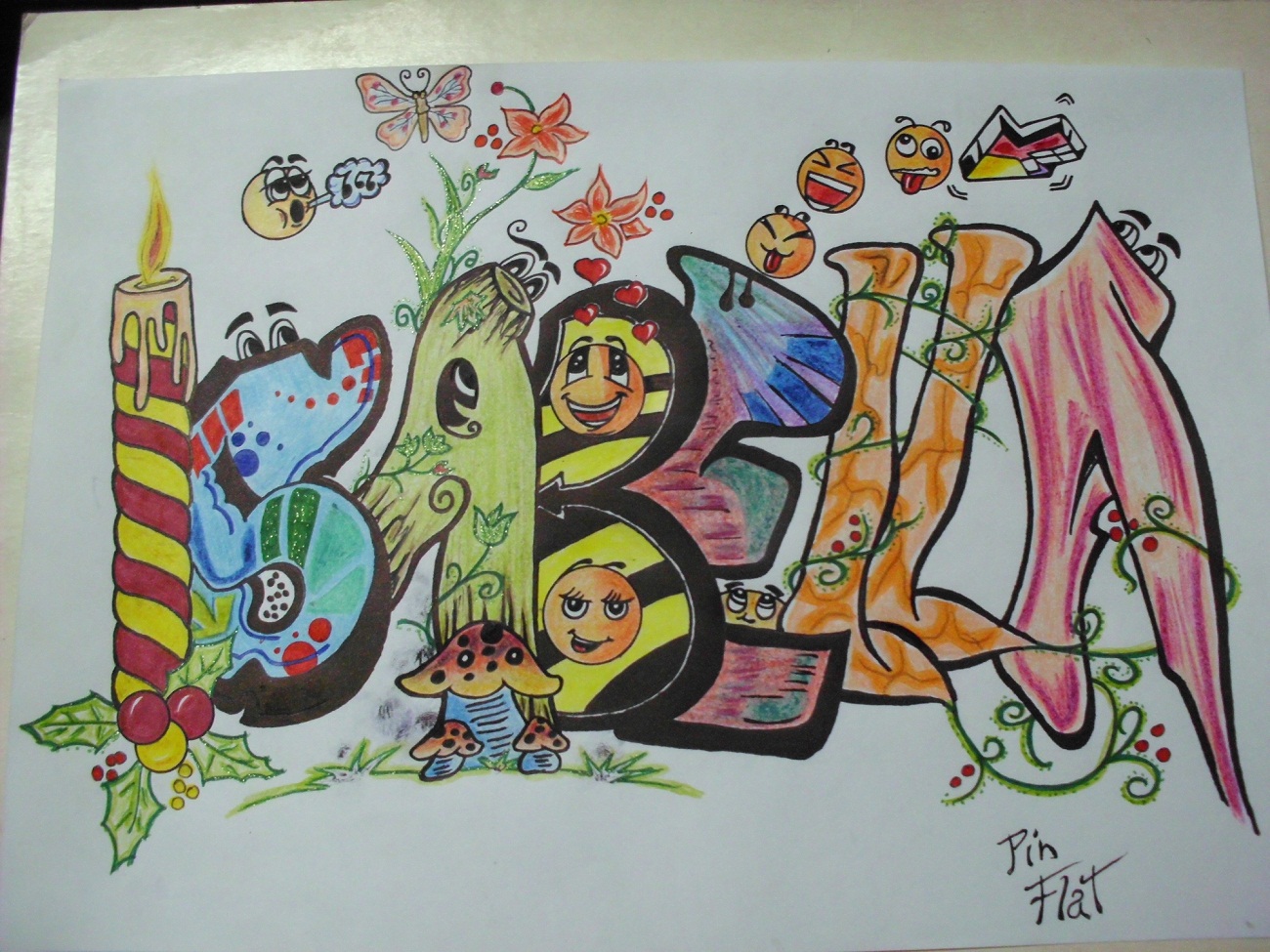 Isabella Name In Graffiti