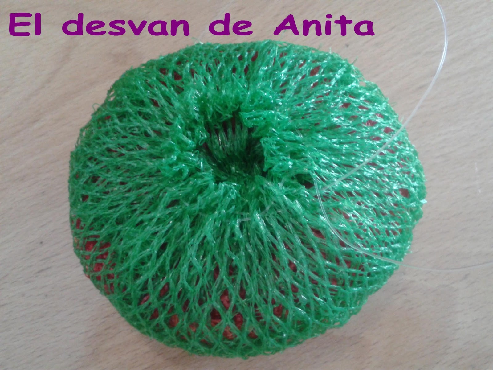 El desván de Anita: Hacer un estropajo. Visto en EcoDaisy