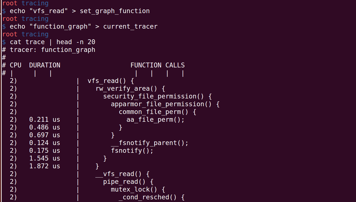 Debugging Linux Kernel using ftrace Part11 - What calls made by a kernel function