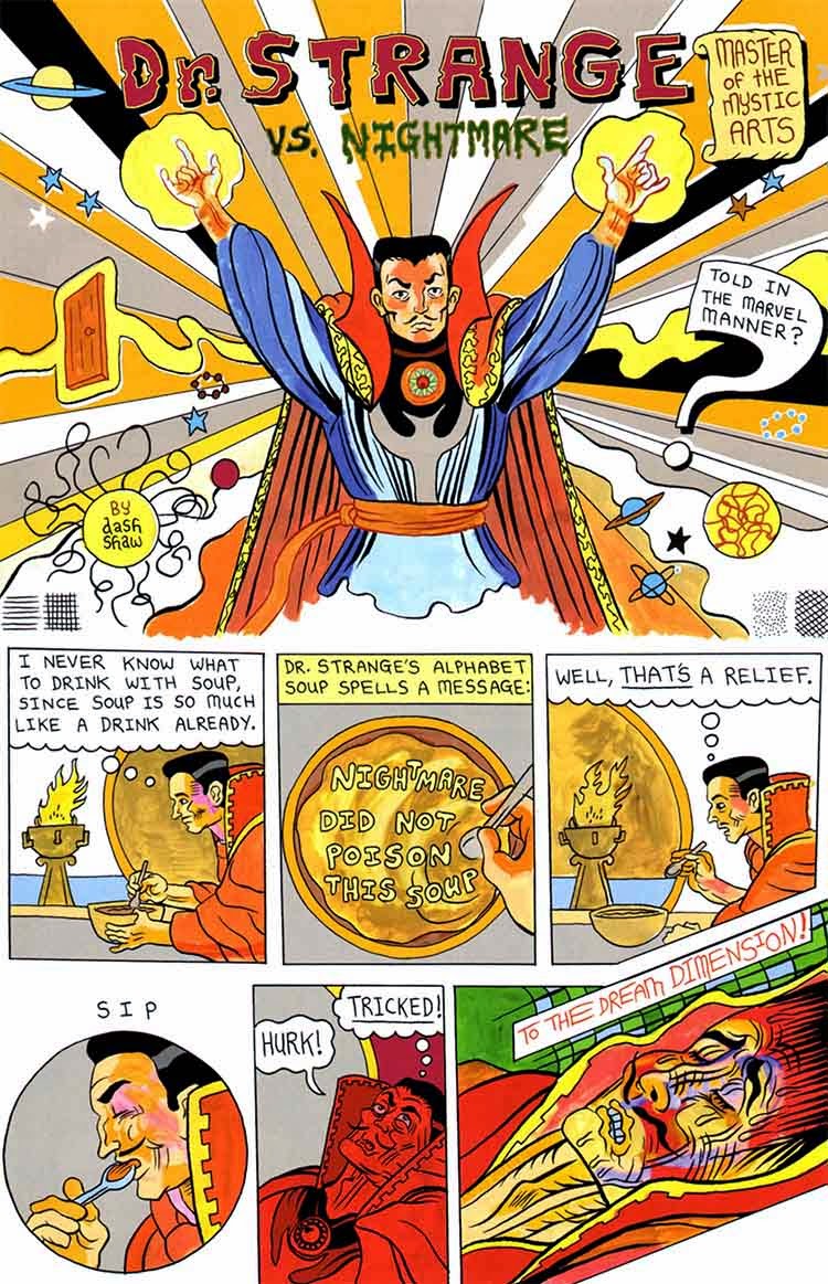 The Great Comic Book Heroes: Dash Shaw's Doctor Strange vs. Nightmare