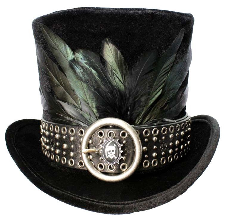 Gothic Steampunk Alternative Subculture Styles: Tall Black Top Hat ...