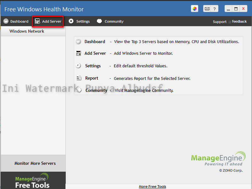 Monitoring Windows dengan Windows Free Health Monitor