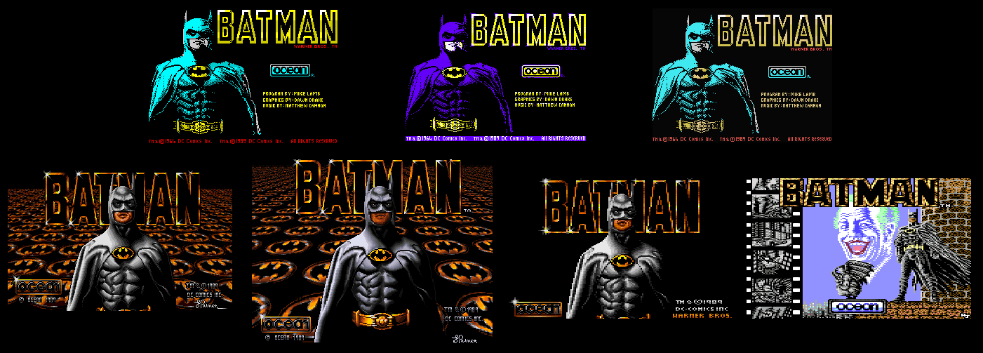 FRGCB - Finnish Retro Game Comparison Blog: Batman the Movie (Ocean, 1989)