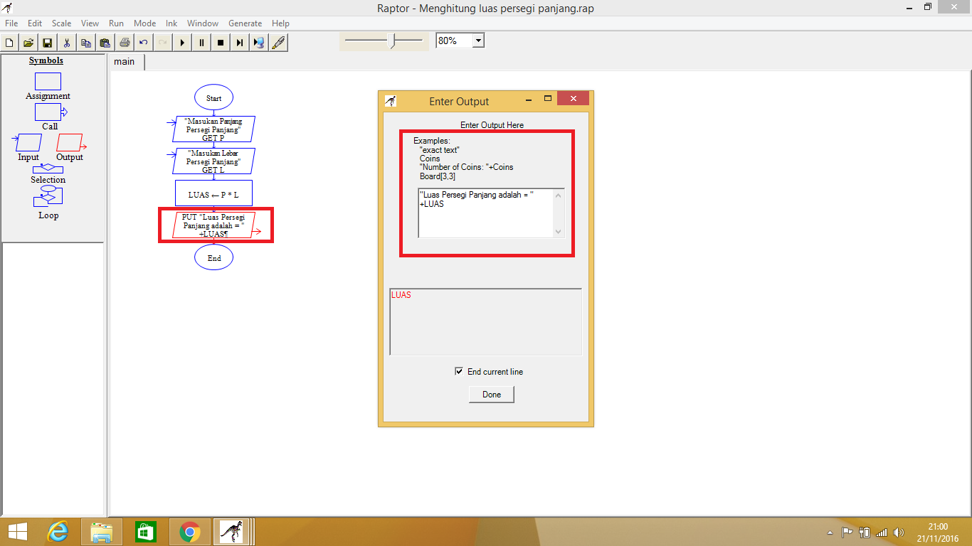 Membuat Flowchart dan Menjalankan Programnya Dengan RAPTOR - Autodika
