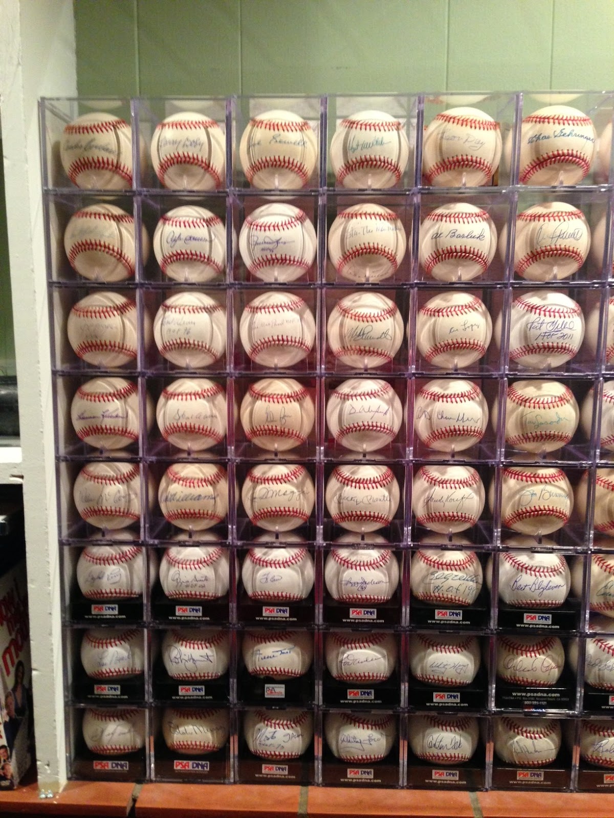 Wax Pack Relapse: Update: Signed Baseball Collection