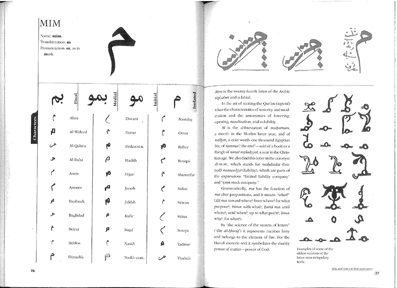 Arabic Script - Gabriel Mandel Khan - مدونة محمود طرادة