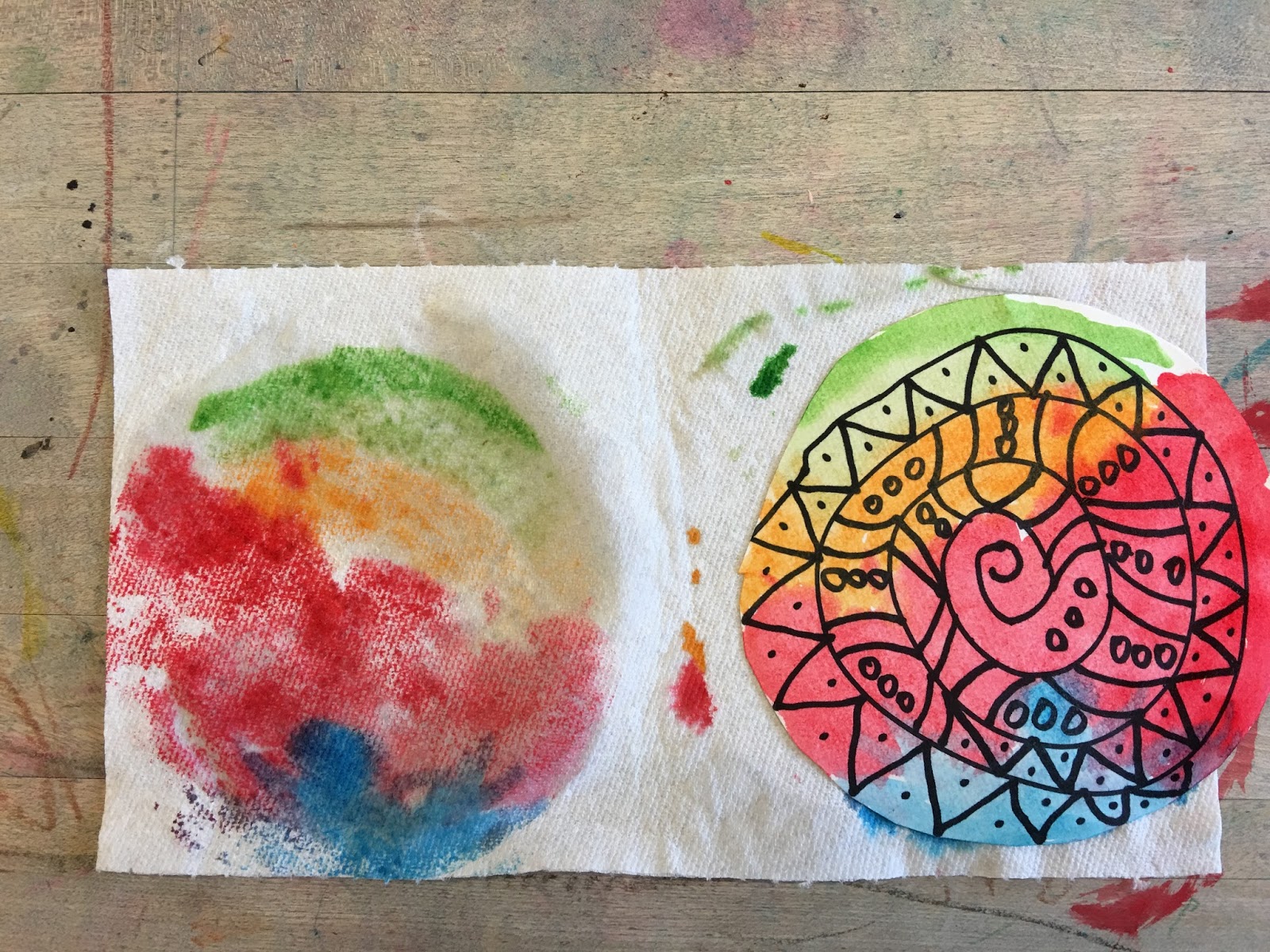 Art Room Blog: 4th Grade Dot Day Project...