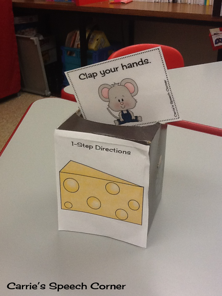 Carrie's Speech Corner: The Mouse Gets the Cheese: A Following ...
