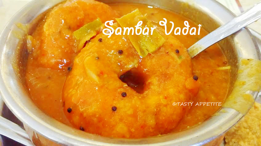 Sambar Vada / Hotel Style Sambar Vada Recipe