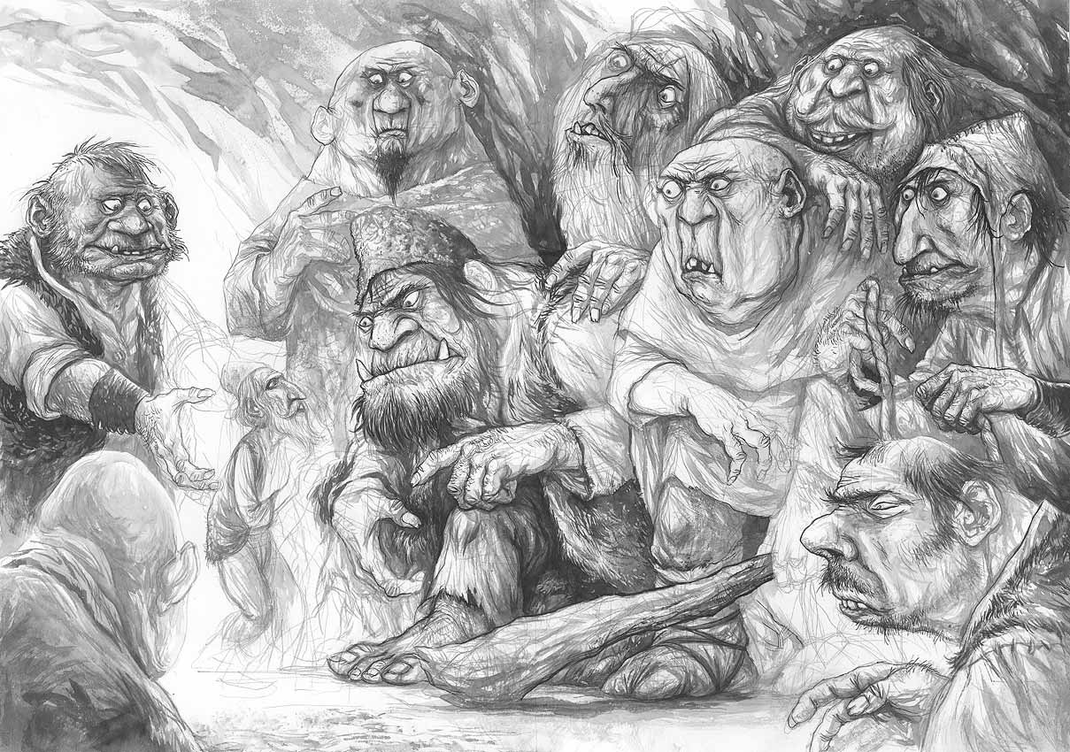 EDGE ART: Old man and the giants