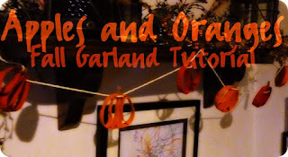 Fall Garland Pumpkins and Apples Tutorial