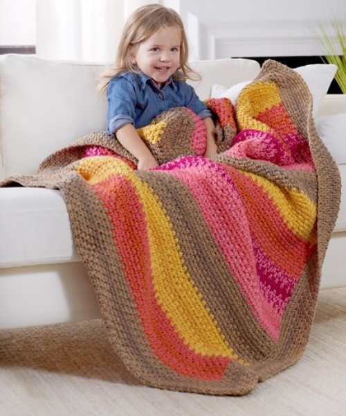 Beautiful Skills - Crochet Knitting Quilting : Bright Stripes ...