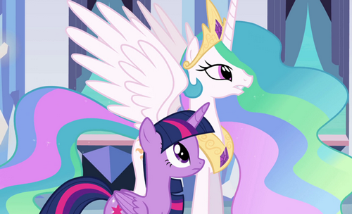 Princess Celestia And Twilight Sparkle