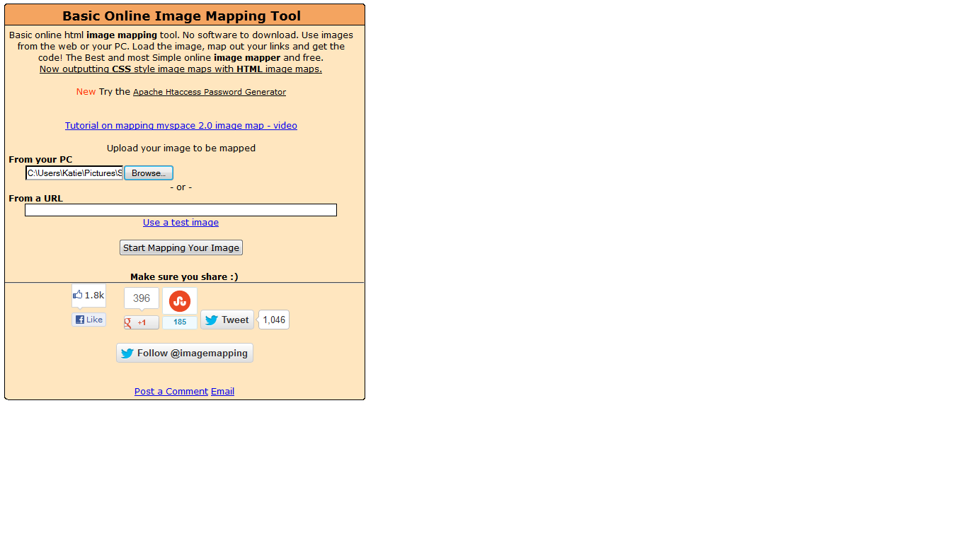 Katy Clouds: How To Create An Imagemap and Add It To Your Blog