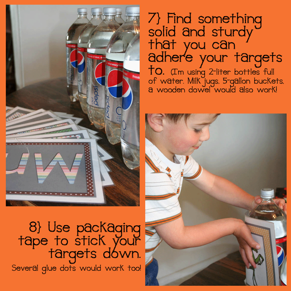 Capital B: Water Gun Targets!