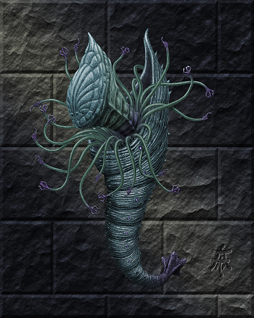 My Vain Doodles: Flying Polyp Study